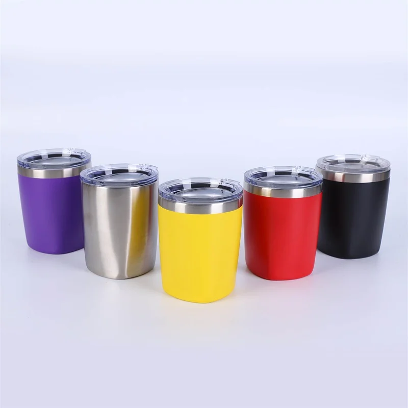 12oz Stainless Steel Square Bottom Vacuum Insulated Tumbler Coffee ...
