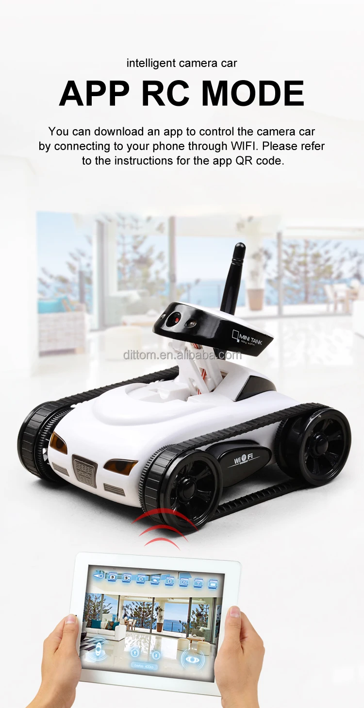 I-Spy Toys Wi-Fi Mini RC Tank 777-272 with Camera - Real-Time ...