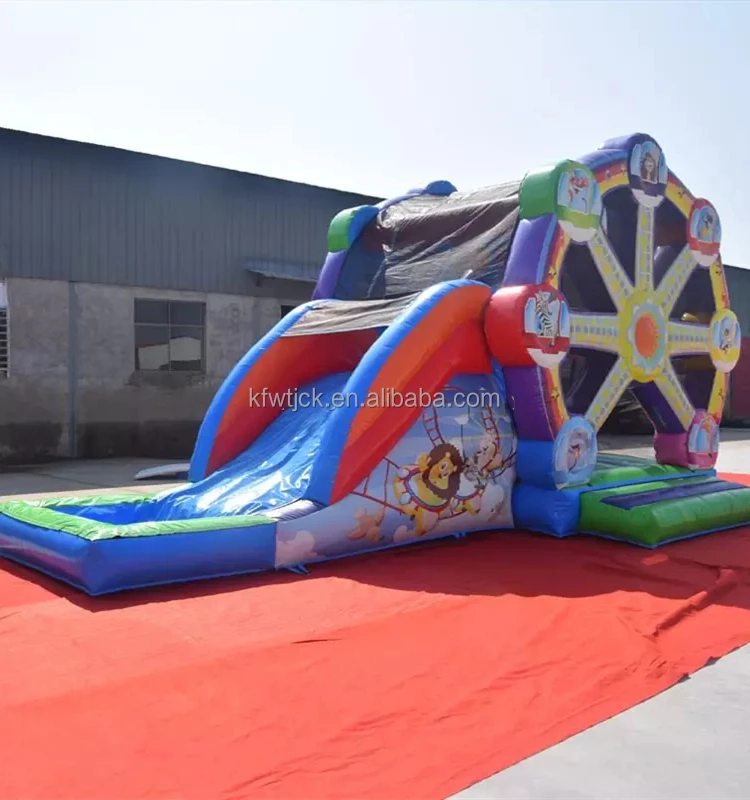 Inflatable Ferris Wheel Bouncer Water Slide Combo Extremely Durable ...