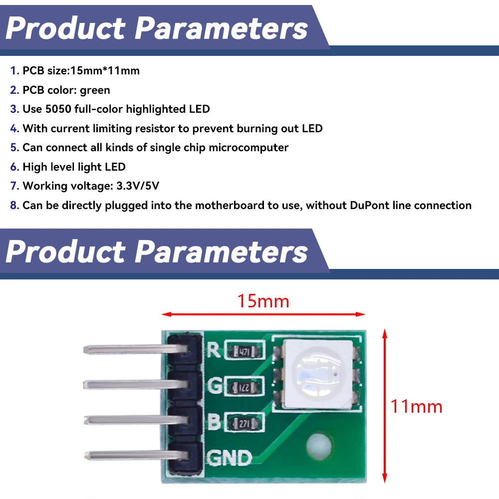 Szyj Rgb Led Module Rgb Module Development Board Learning Accessories ...