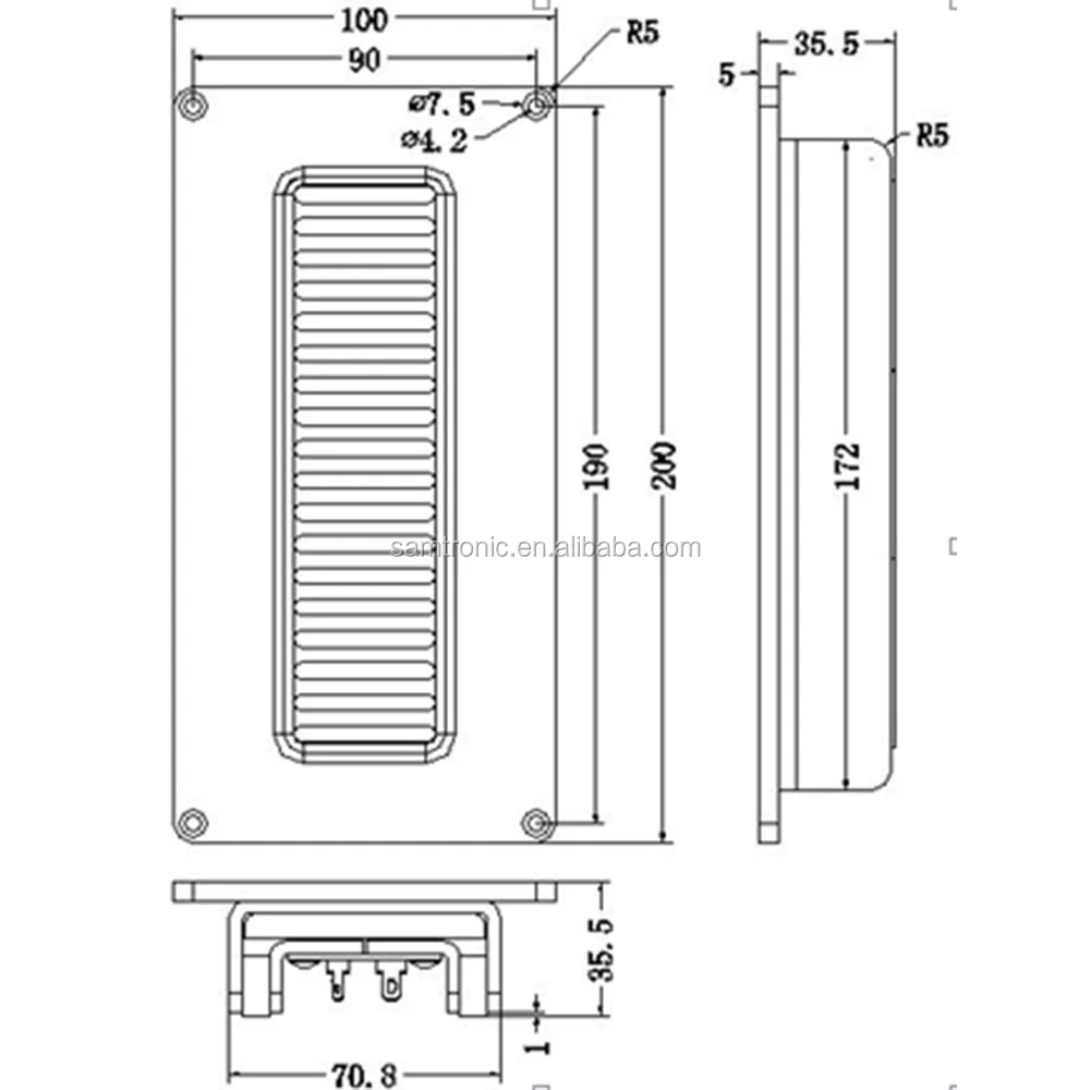Samtronic High Power Ribbon Tweeter - DIY Audio Monitor Speaker Set