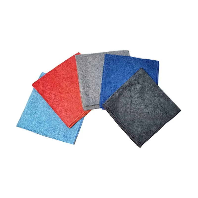 Microfiber Cleaning Cloth Set For Five Colors 35*35cm - Buy Car ...