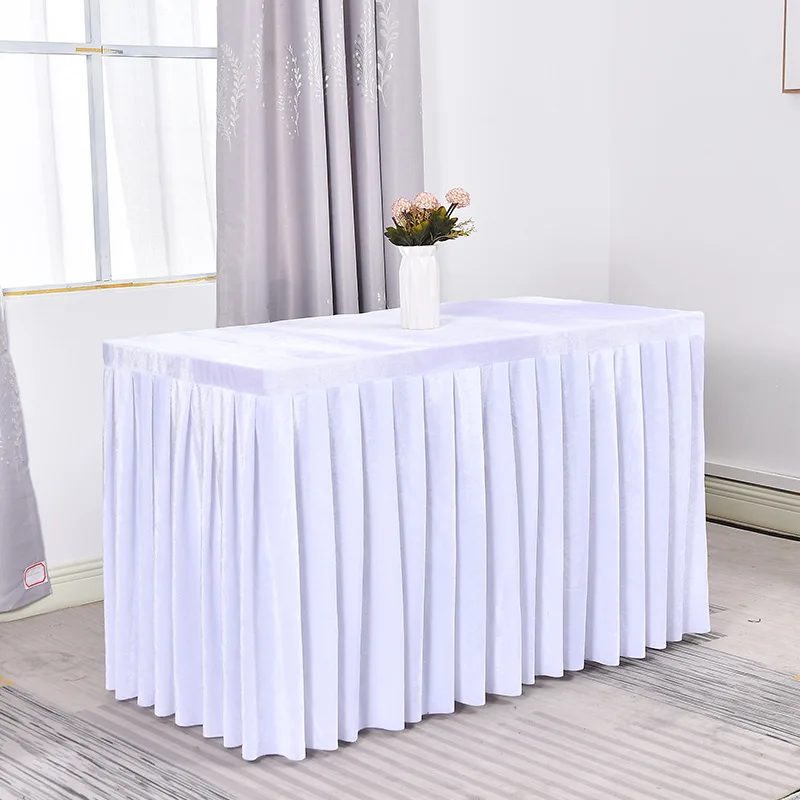 Colorful Conference Table Flannel Table Skirt Simple Table Cloths ...