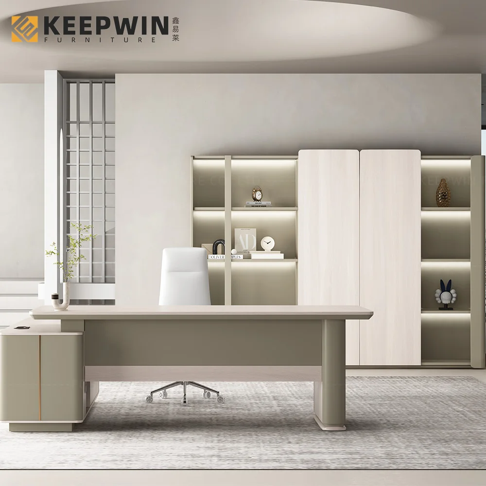 Luxury Simple Wooden Melamine Modern Manager Staff Office Home ...