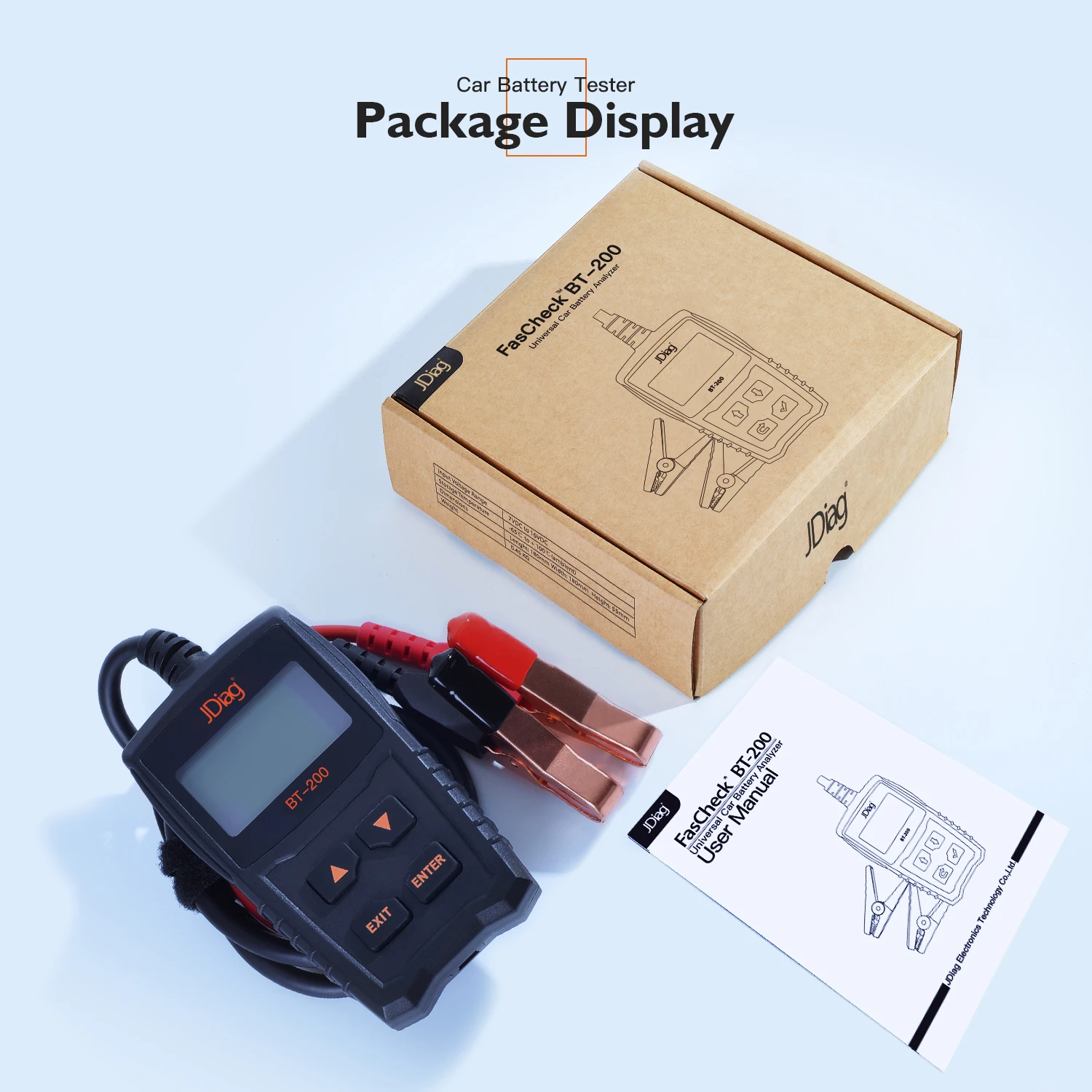 Jdiag Bt200 12v车辆电池测试仪，适用于所有电池类型cca，bin，iec，en，jis等 - Buy Arrendamentos ...