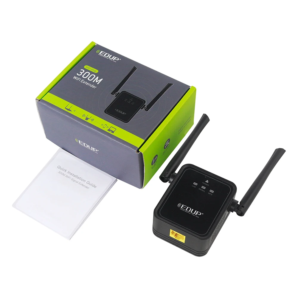 Edup 300mbps Rj45 Wifi Extender Repeater 2dbi Antennas Wi Fi Repeater ...