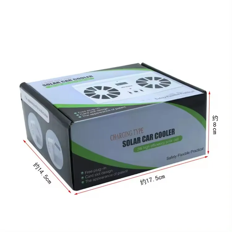 Car Cooling System Solar Power Panel - Auto Air Vent Fan