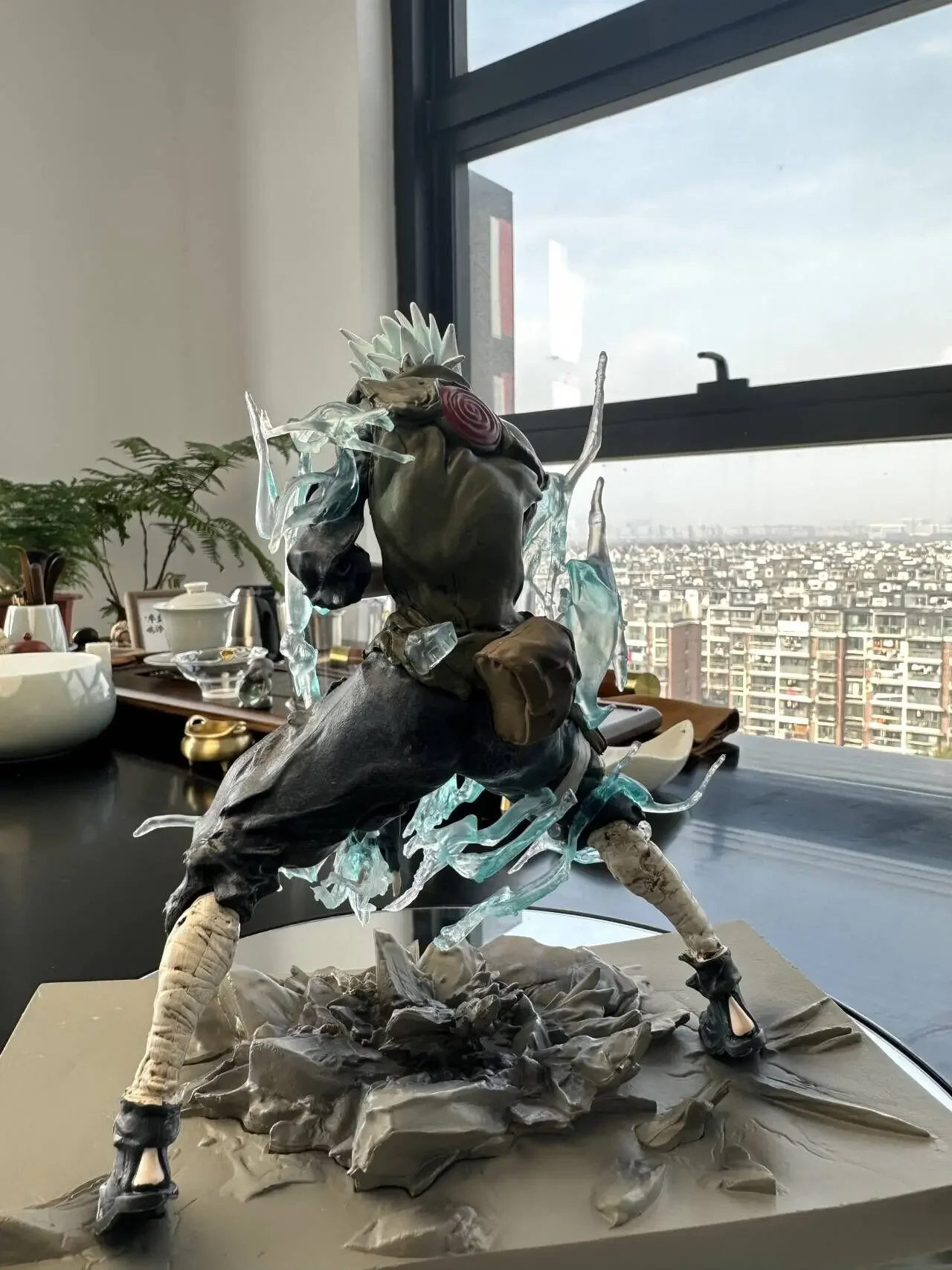 Hatake Kakashi Uchiha Obito Sasuke Itachi Model Doll Fighting Posture ...