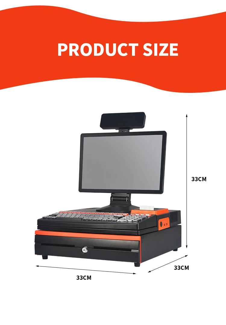 Superwin Billing Machine - 15 Inch Pos+systems Cash Register