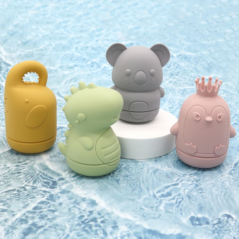 Melikey Silicone Baby Bath Toys - Fun & Safe Educational Play