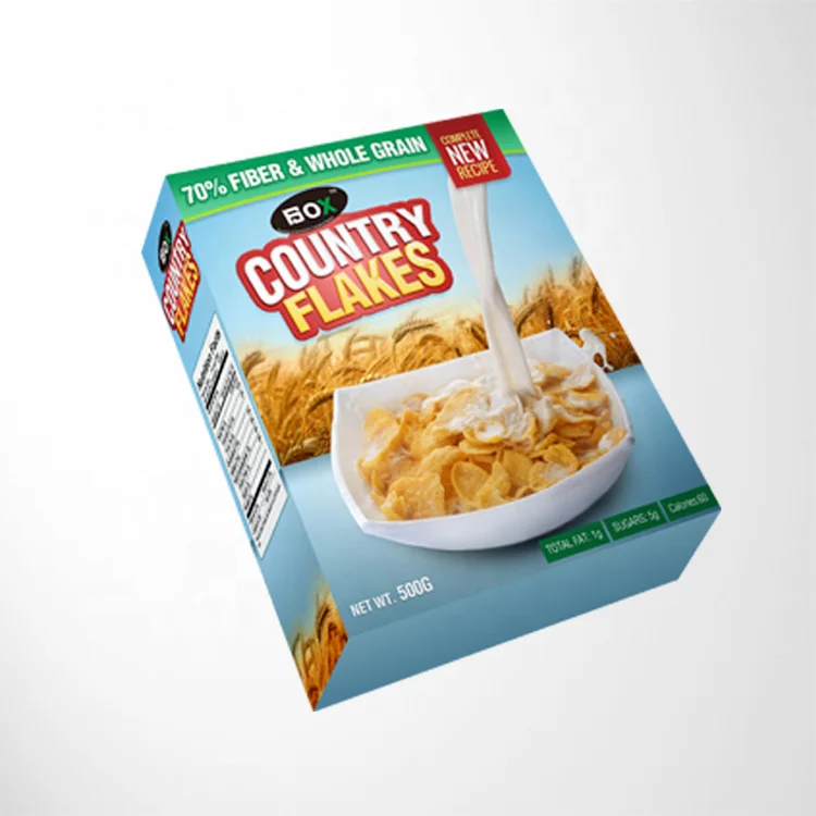 Alibaba.com: Custom Breakfast Cereal Box, cardboard food packaging ...