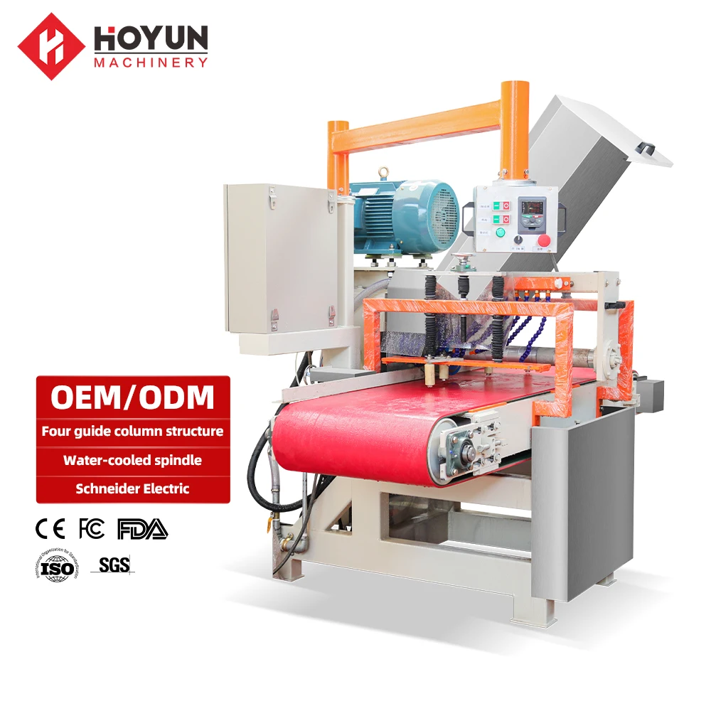 Hoyun Multi Blade Continuous Ceramic Tile Skirting Cutting Machinery ...