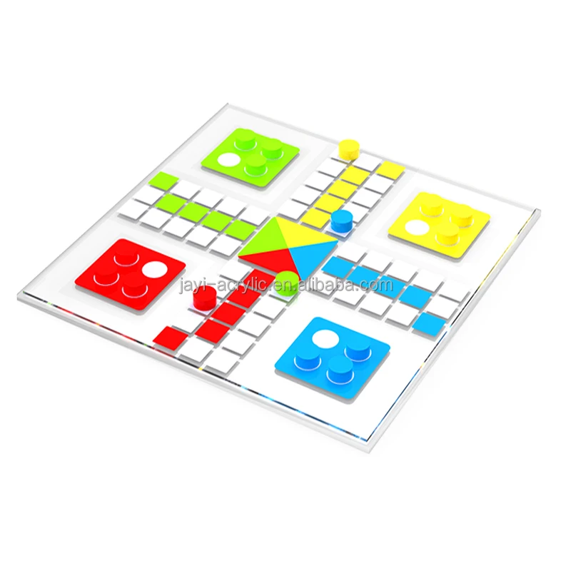 JAYI Custom Acrylic Chinese Checkers Jumping Chess Board Game Lucite ...