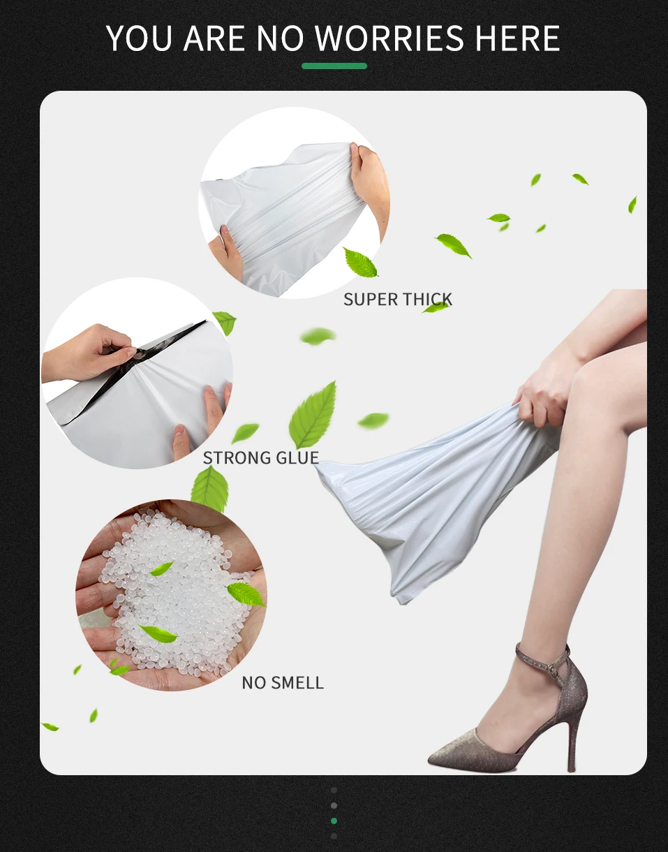 Custom Courier Delivery Polly Mailer Shipping Clothing Poly Bags