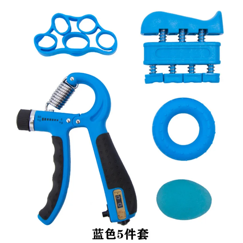 Hand Grip Set Strength Trainer Counting Forearm Strengthener Workout ...
