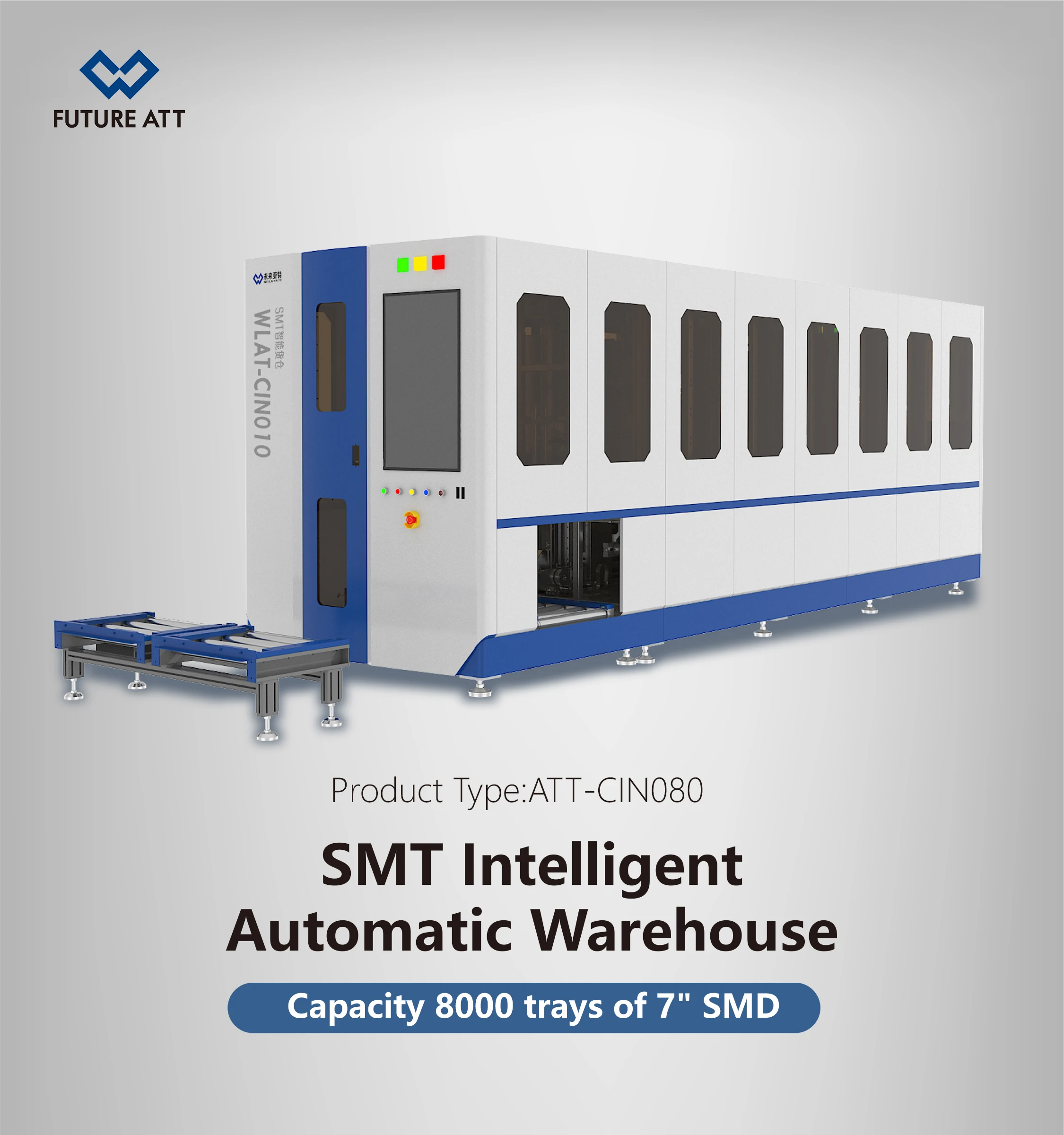 SMT Storage Tower ATT-CIN080 Electronic Products Machinery for Smart ...
