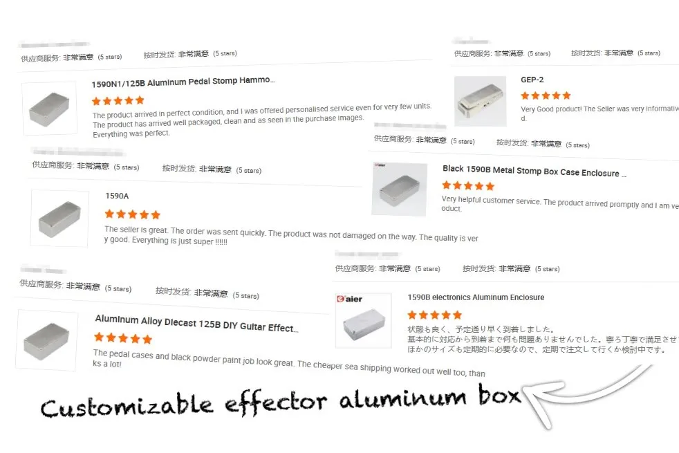 125B 1590N1 Aluminum Guitar Pedal Enclosure - Durable & Versatile