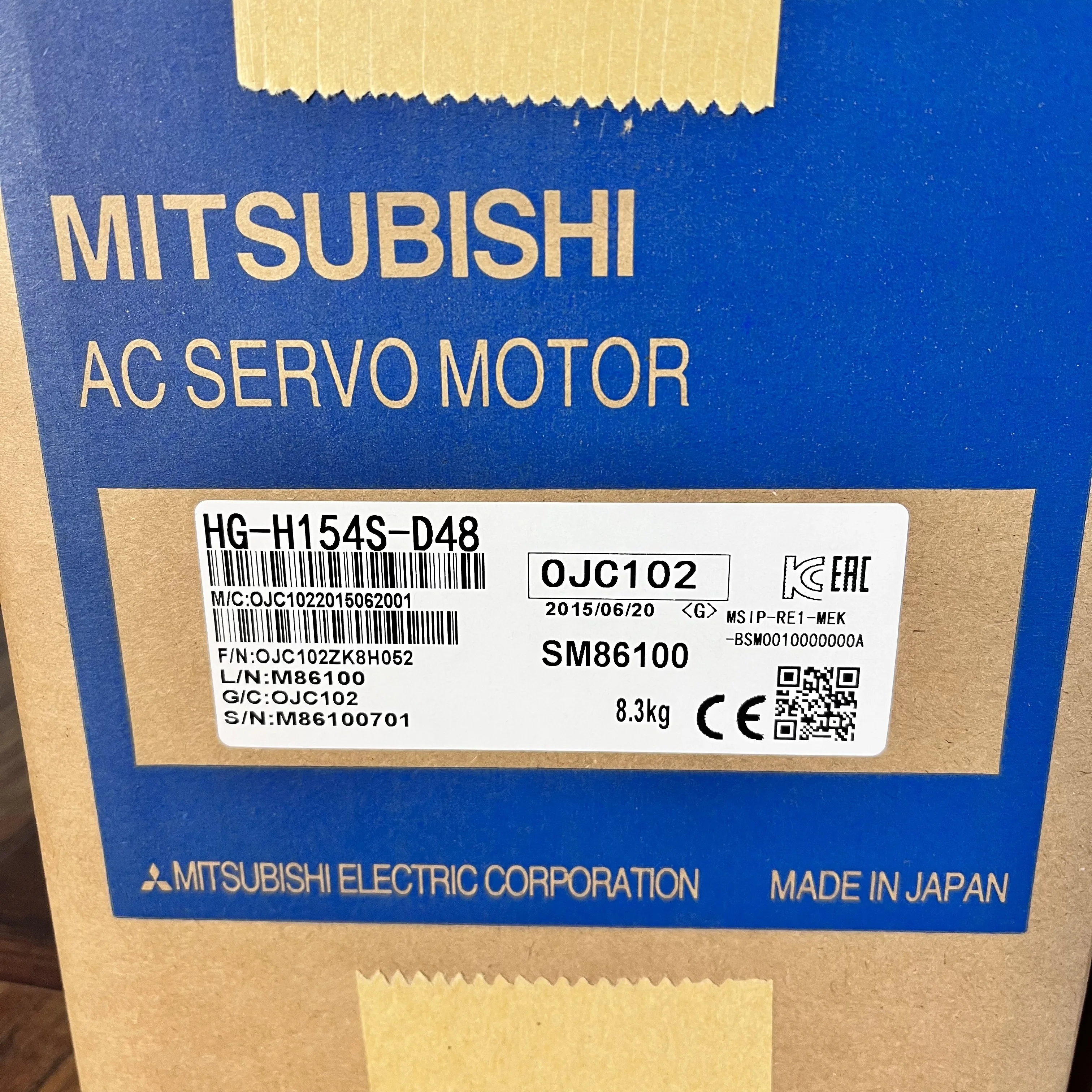 Mit Original Plc Ac Servo Motor Hg-h154s-d48 - Buy Ac Servo Motor Hg ...
