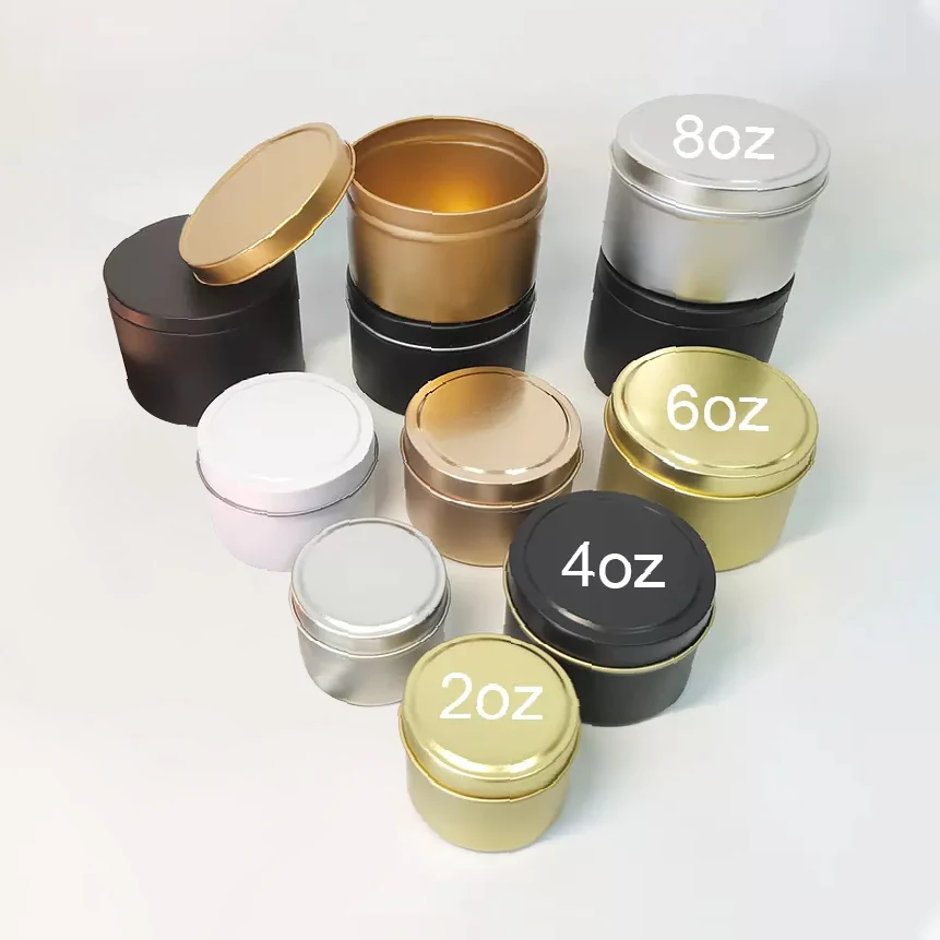 Luxury Round Scented Metal Container Cannaburst Powder Storage Custom ...