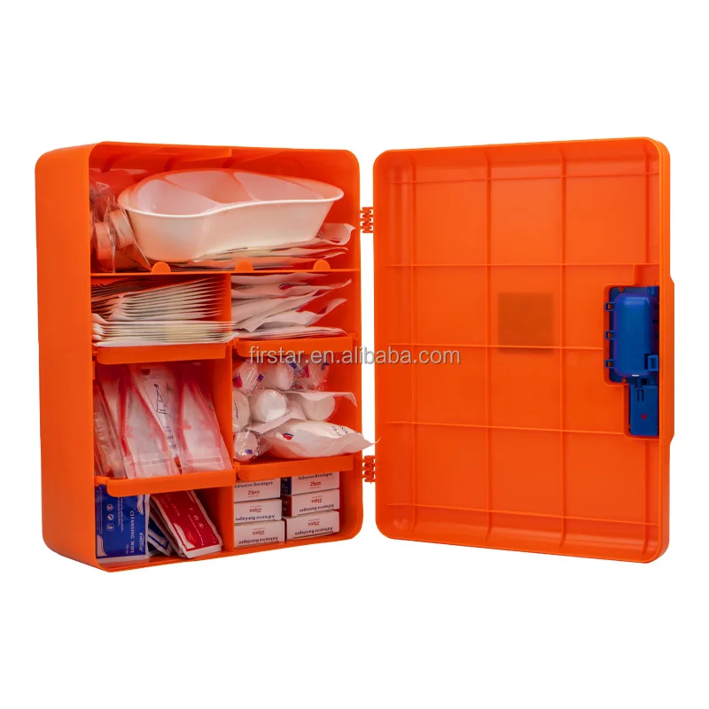 Firstar 260 Piece First Aid Cabinet Wall Mount Medical Box Outdoor ...