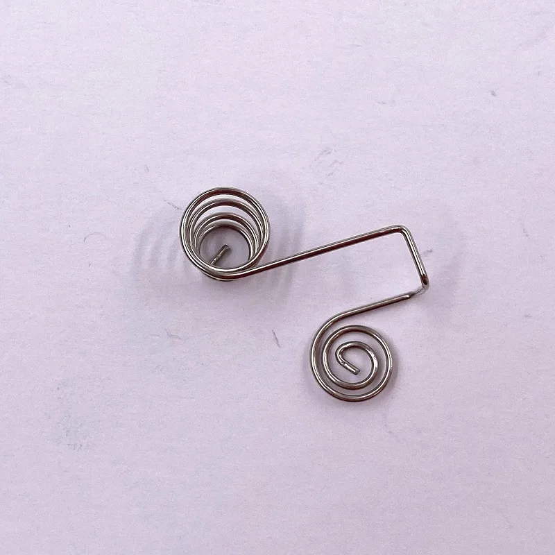 Aa Aaa Battery Terminal Connector Springs Wire Dia 0.6 Mm Small Metal ...