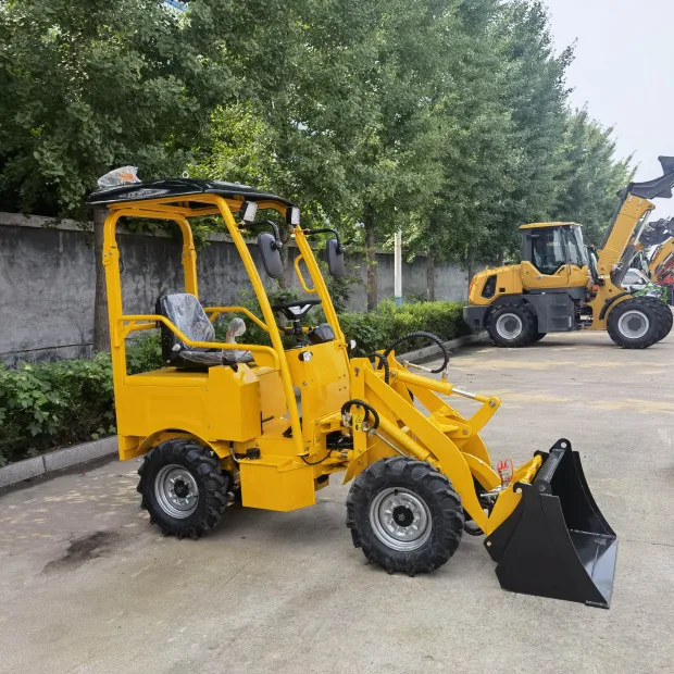 Wheel Loaders Loading Weight 400kg Small Diesel/electric Loader With ...