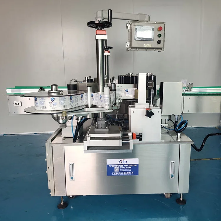 Explosion-proof High-speed fully automatic Iron Round Bottle Labeling ...