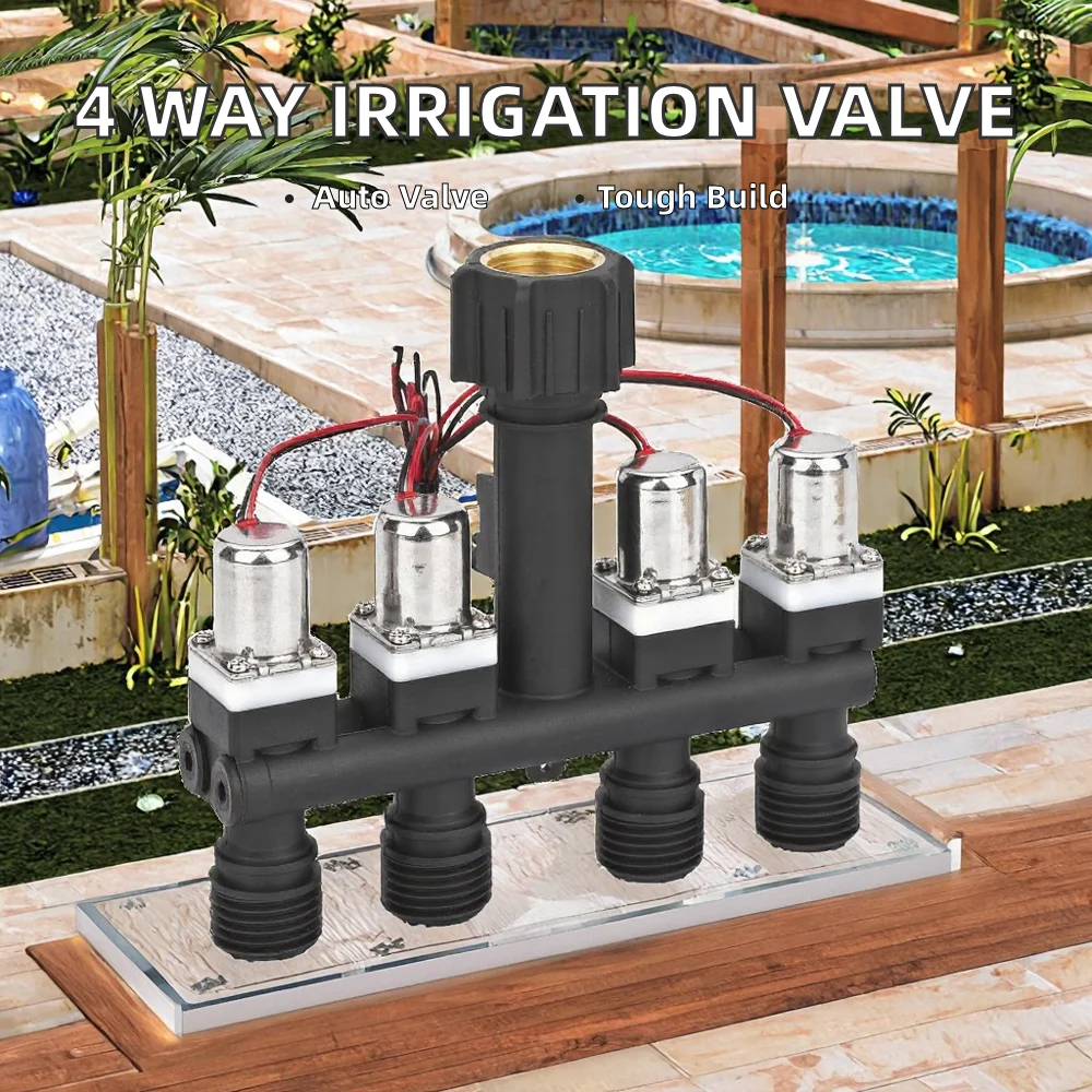 Inch BSPP Garden Timer Irrigation Solenoid Valve 3VDC Latching Pulse Customizable Diaphragm ...