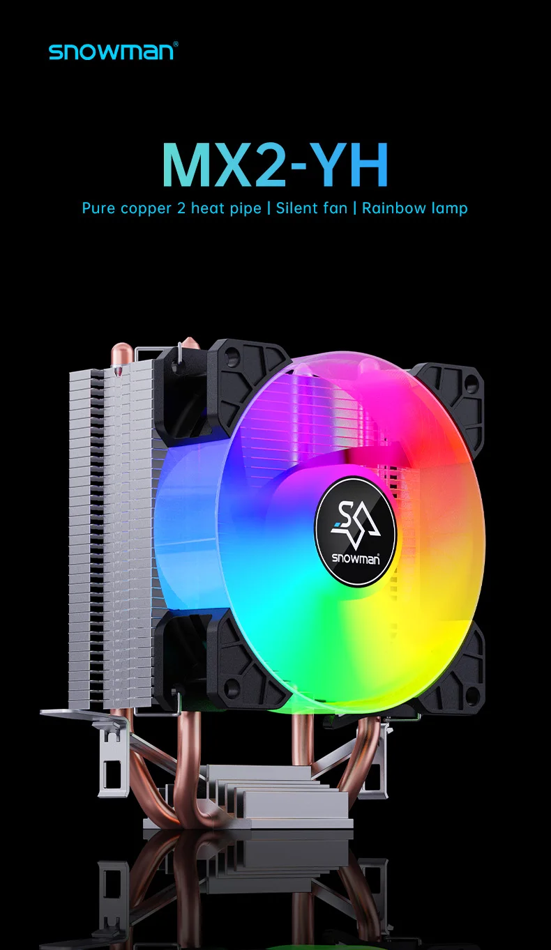 SNOWMAN Heat Pipe CPU Cooler - Efficient Cooling Solutions