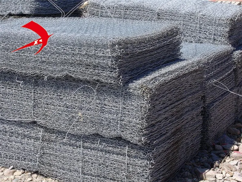 2.2mm 2x1x1m 266g Zinc Coating Wire Gabions/10x12cm Gabion Box/ Astm ...