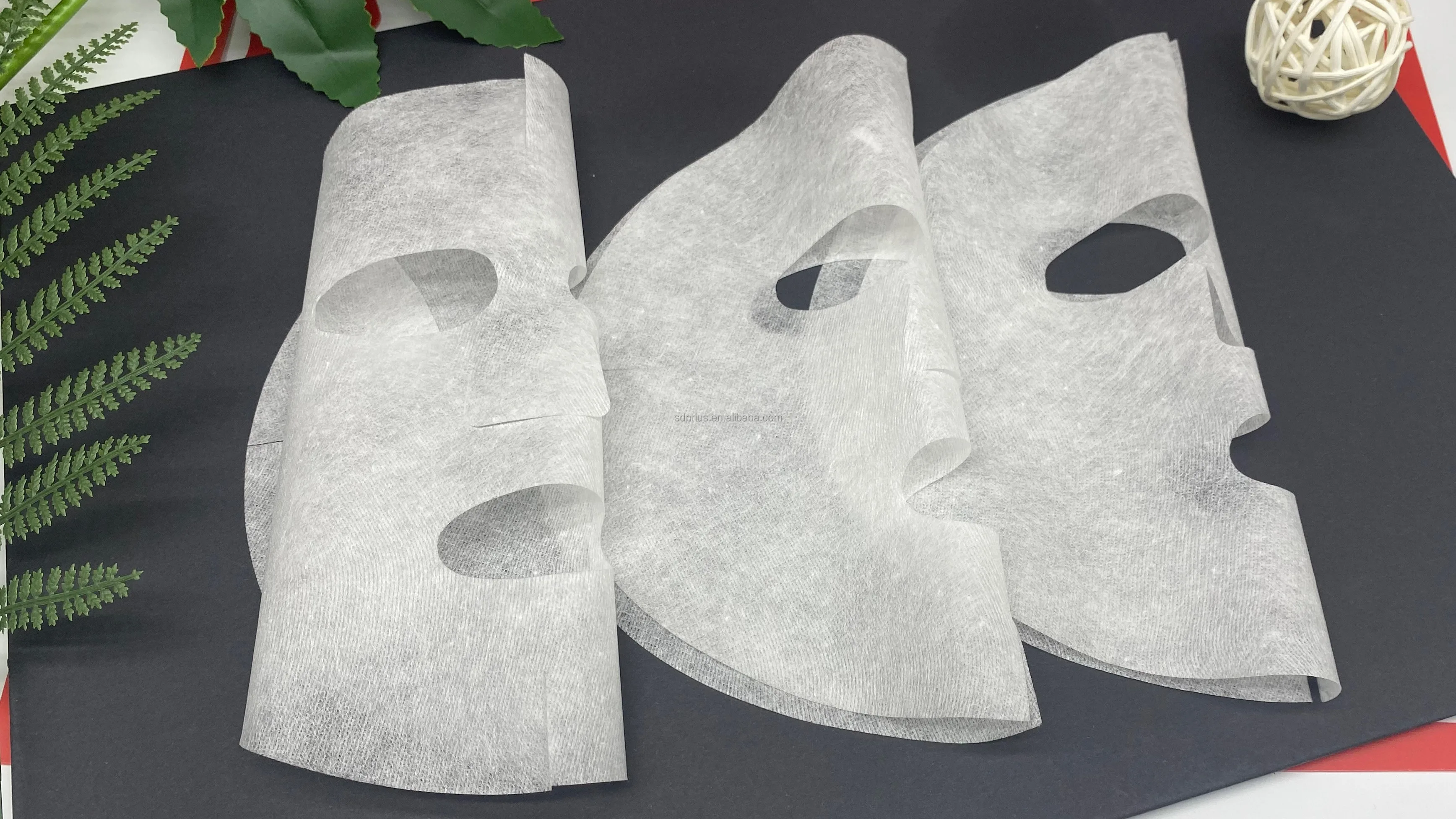 40 Gsm Transparent Cotton Pulp Fiber Facial Sheet Mask Manufacturer ...