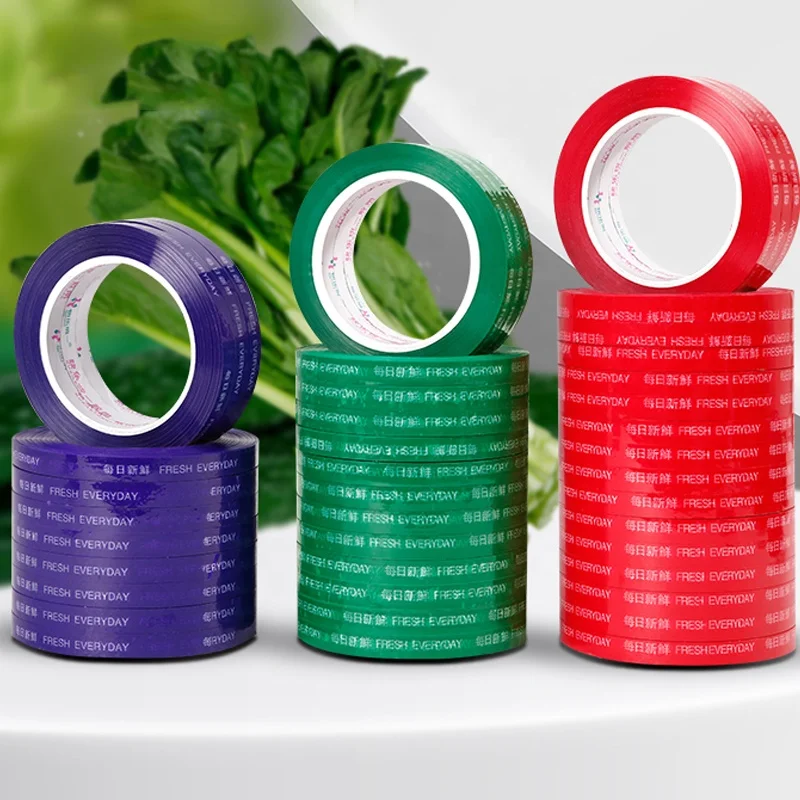 BOPP 9mm-12mm vegetable fruit packing tape, Poly Bread Bag Neck Sealer ...