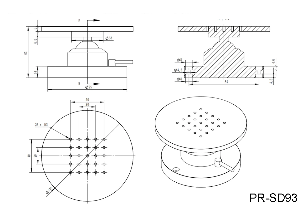 PR-SD93 Manual Universal Loading Platform Optics Instruments That ...