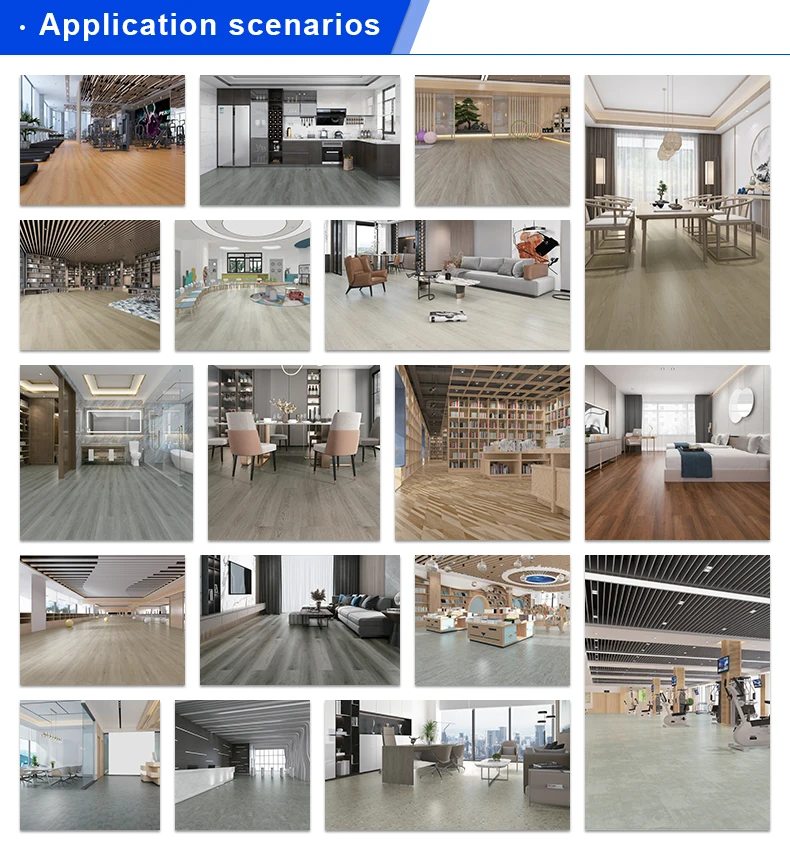 4mm/5mm/6mm Click Lock Spc Flooring Waterproof Plastic Tiles Vinyl Plank Spc Flooring - Buy Spc ...