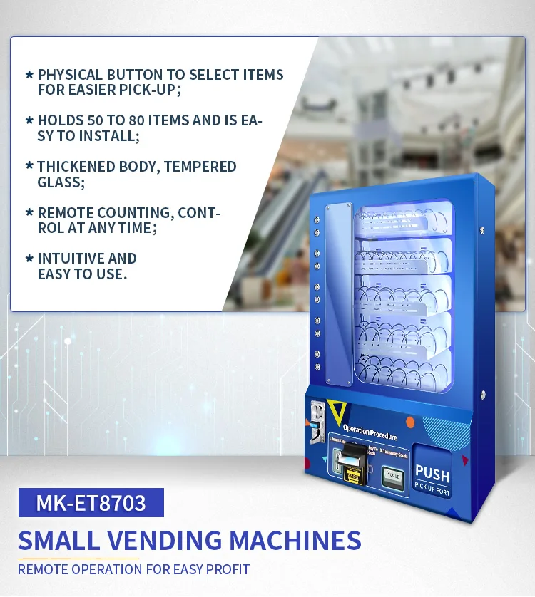 Wall-mounted Touch Screen Vending Machine - Cloud Control