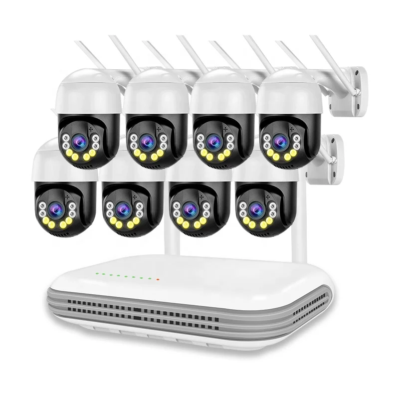 Wireless Nvr Kit 4 8 Channel Xmeye Wifi Security Camera System Wireless ...