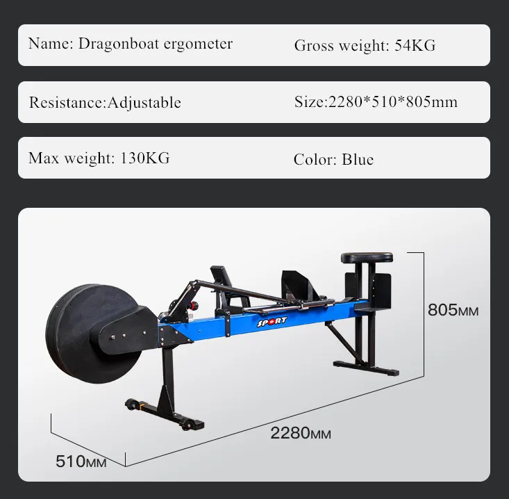 Durable Ergonomic Rower Cardio Machine for Fitness - OEM Available
