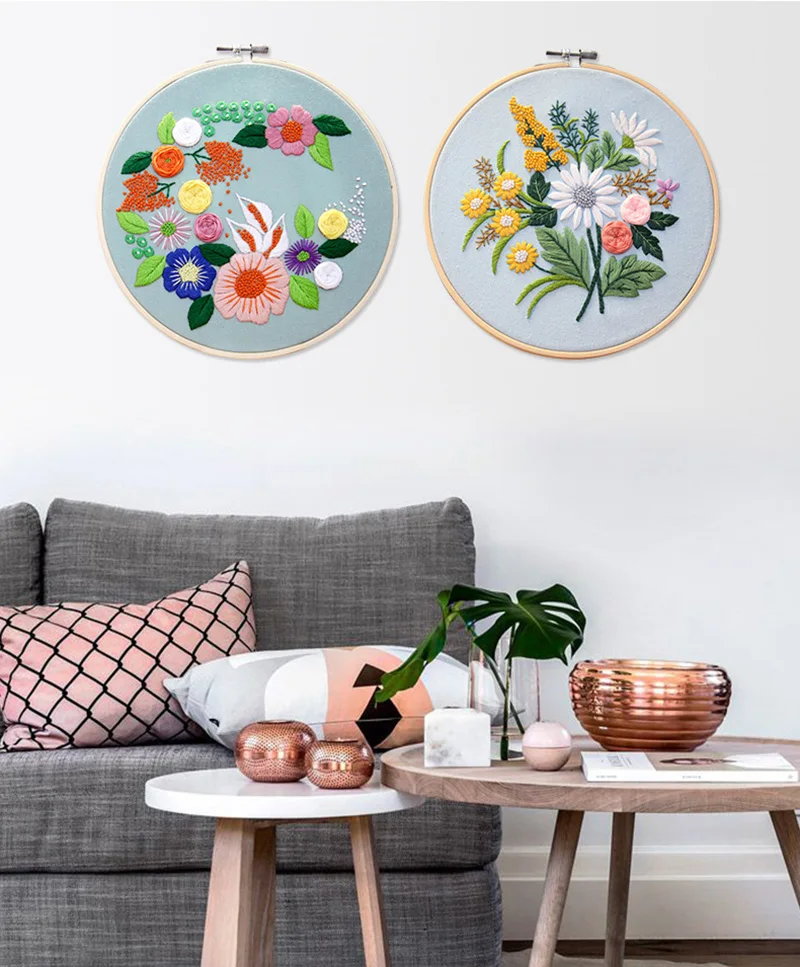 Vancy Arts Embroidery Kit For Beginners Cross Stitch Kits With Wooden ...