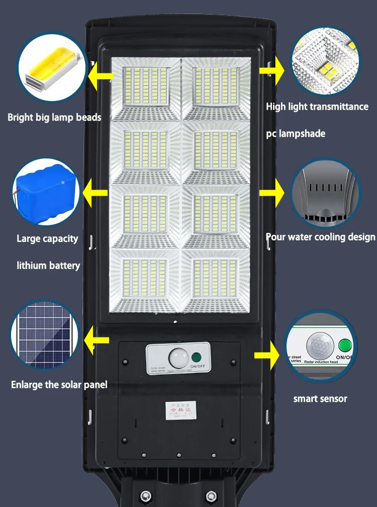 Low Price Street Lighting Solar Garden Lights All In One Led Solar ...