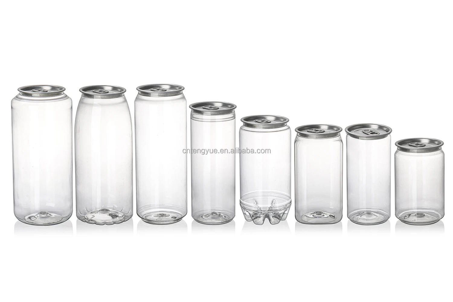 250 ml 350 ml 400 ml 500 ml 650 ml 750 ml 핫 세일 투명 PET 캔 플라스틱 캔 음료 소다 커피 음료 캔| Alibaba.com