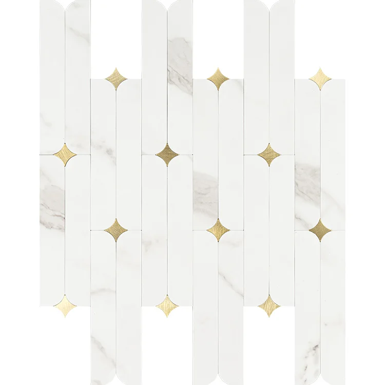 Rectangle Quadrangular Star Bathroom Self Adhesive Mosaic Wall Tiles ...