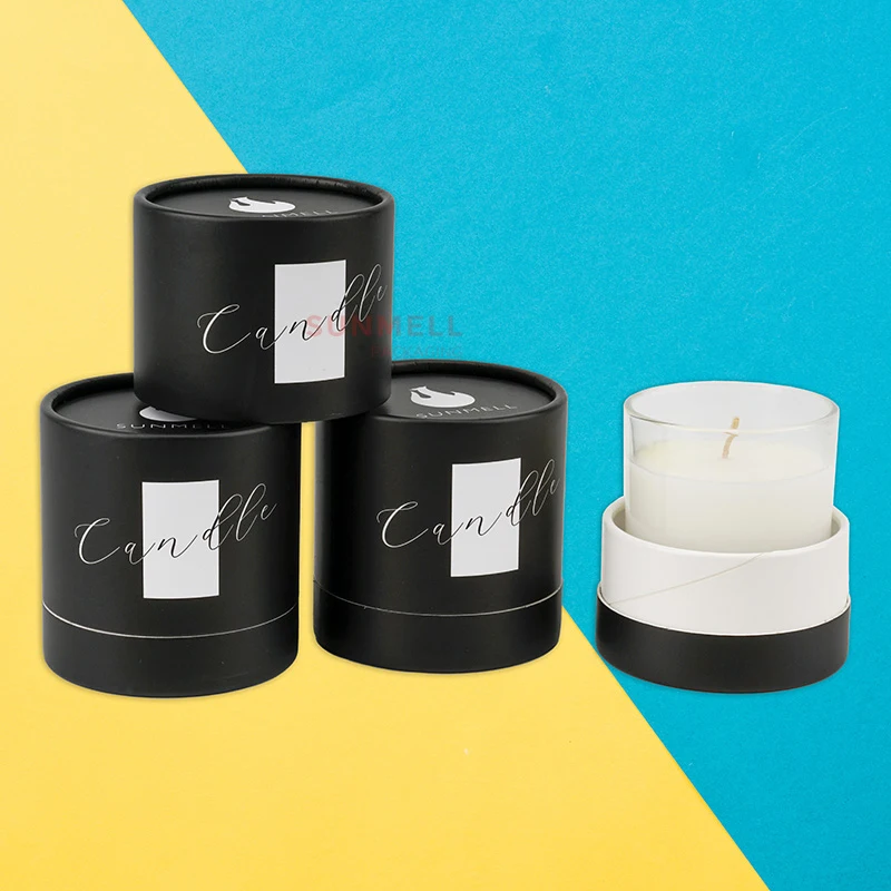 Custom Luxury White Candle Gift Box - Recyclable & Stylish