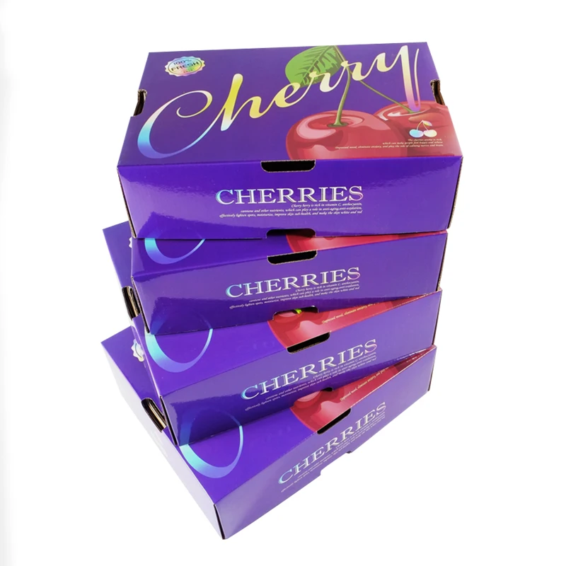 Custom 1kg Paper Gift Fruit Packing Boxes for Cherry Packaging Box ...