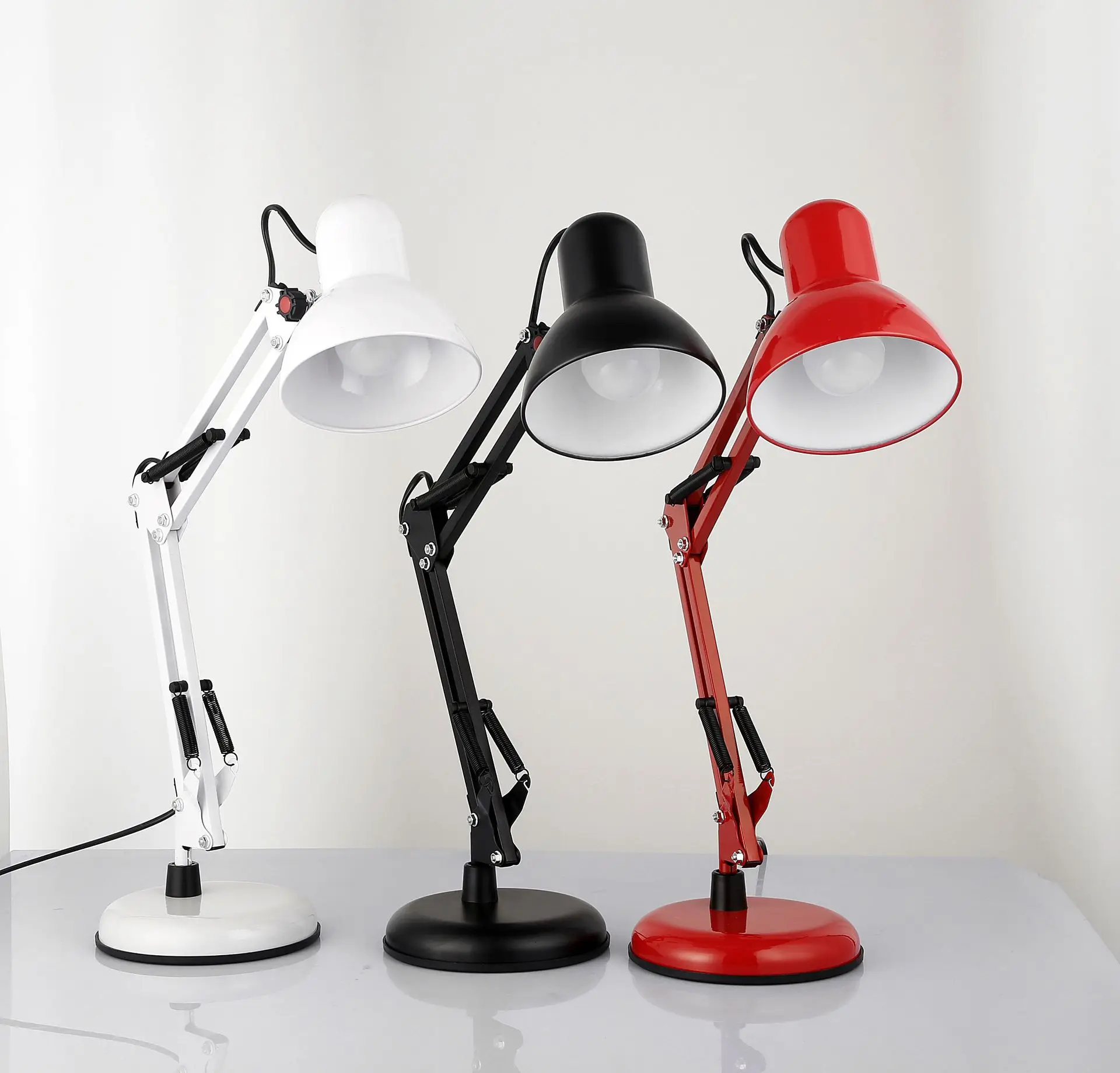 Modern Simple Direction Adjustable Swing Arm Folding Desk Light Study ...