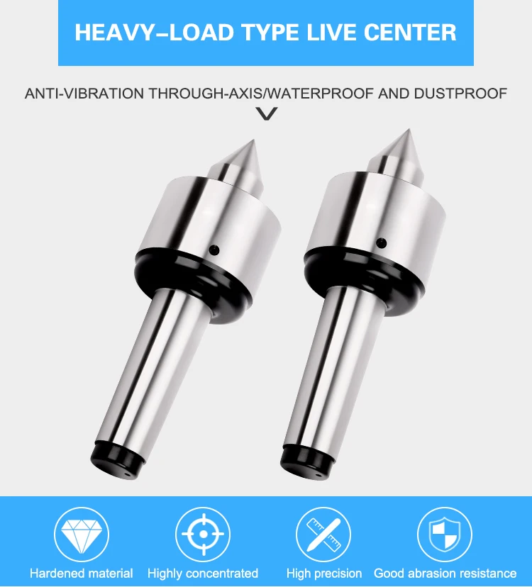 Lathe Machine Live Center - Precision Heavy Load MT4
