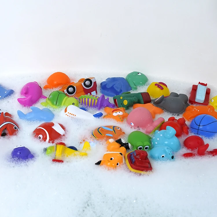 Customs Rubber Bath Toy Animal Cartoon Child Baby Bathtub