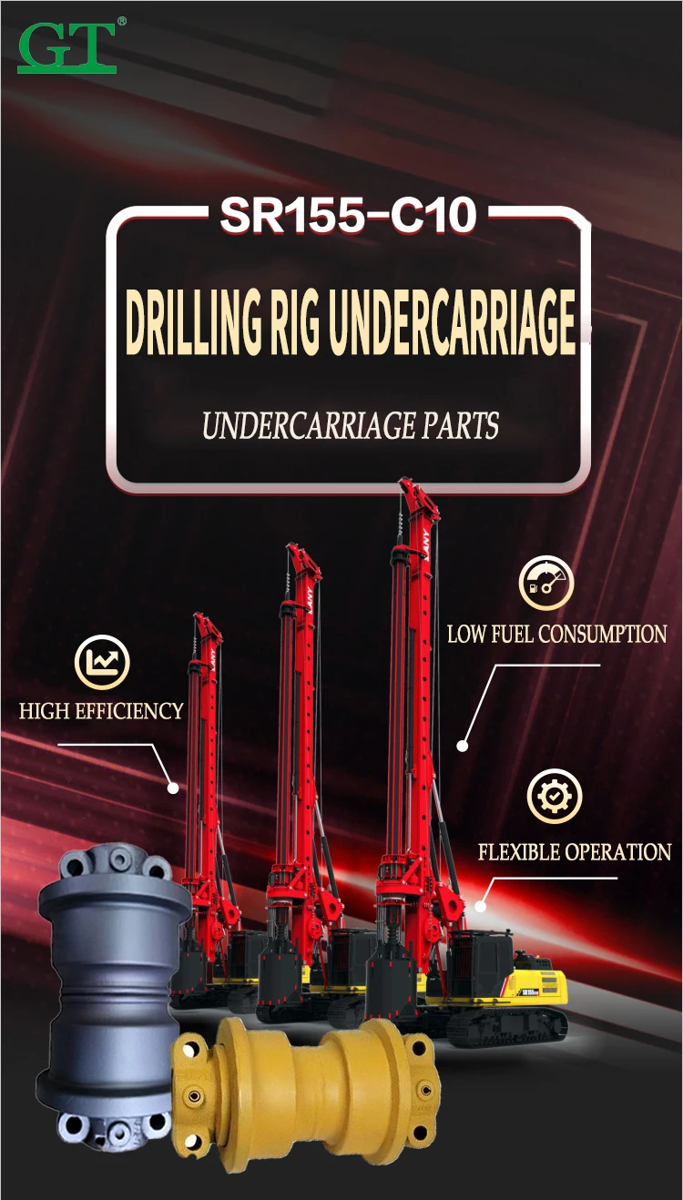 Crane and Rotary Drilling Rig Undercarriage Parts - GT