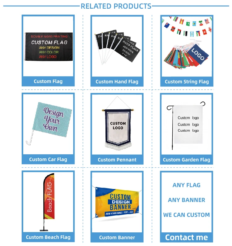 Promotion Custom Advertising Flags Banners PVC Vinyl Fabric Polyester ...