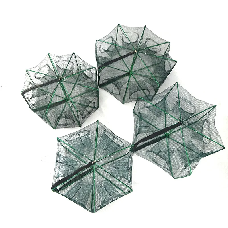 Polygonal Shrimp Cage Foldable Shrimp Cage Fishing Tools Automatic ...