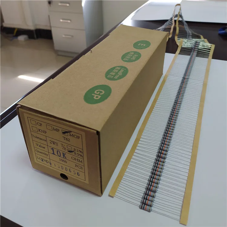 Most Popular Metal Oxide Film Resistor Mof Resistencia Electrica 1w 2w ...